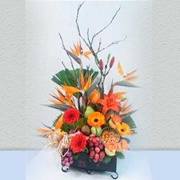 Arreglo Floral Frutero Uvas en Bogota – Kharisma Floral